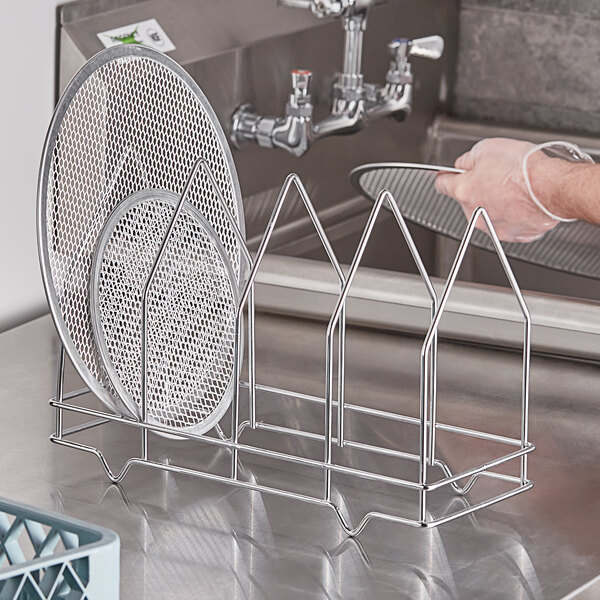 Choice Four-Slot Pizza Screen Rack