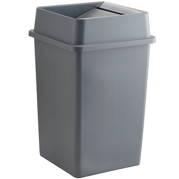 Commercial Plastic Utility Trash Cans - Lavex