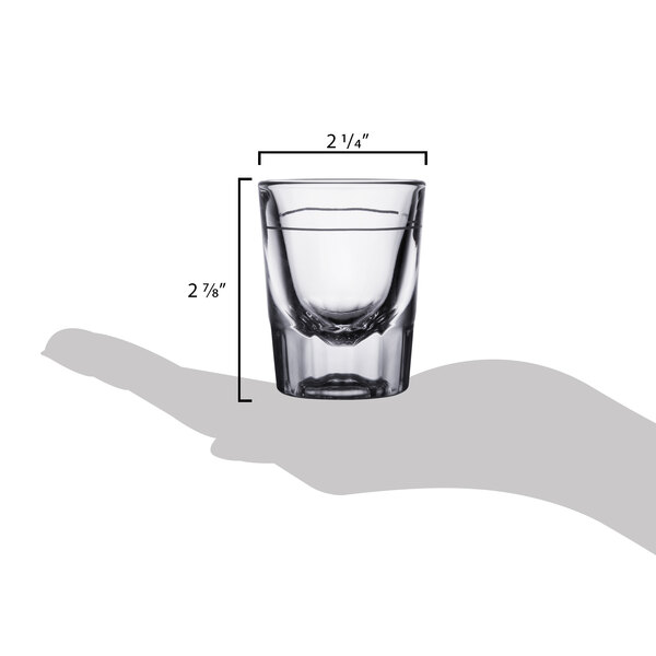 Libbey 5126 2 oz. Fluted Shot Glass - 12/Pack