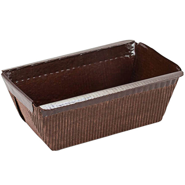Novacart G9F10123 PM 95 6.5 oz. Brown Paper Loaf Mold - 1050/Case