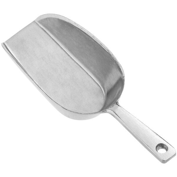 Choice One Piece Flat Bottom Aluminum Scoop - 2 oz.