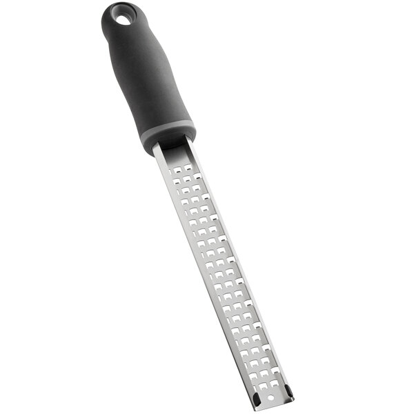Choice 13" Stainless Steel Coarse Handheld Grater with Non-Slip Black ...