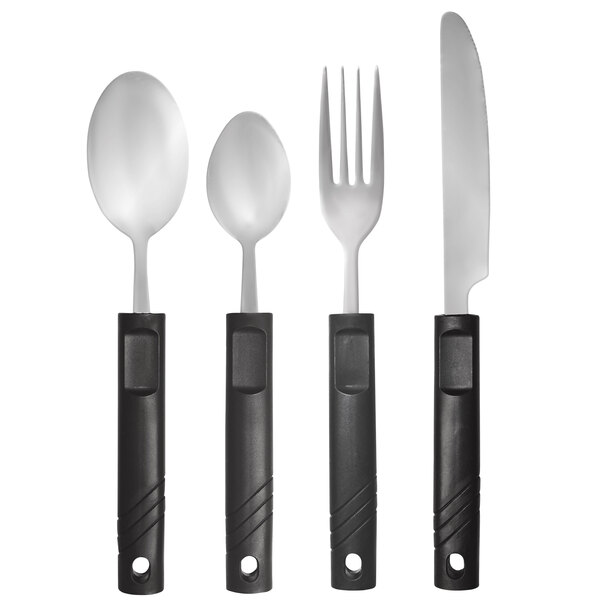 Richardson Products Inc. Lightweight 4-Piece Adaptive Utensil Set