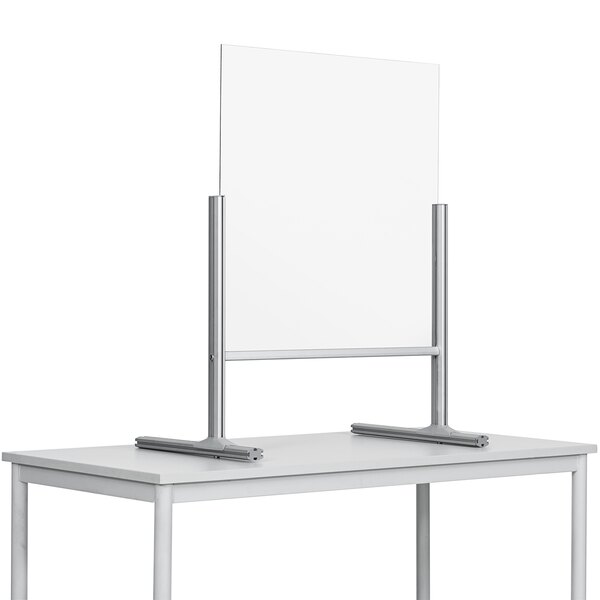 MasterVision DSP693041 25 5/8" x 33 1/2" Glass Free-Standing Register ...