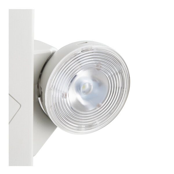 CLS 02-C2LPRW-B Round LED Slim Exit Sign / Emergency Light Combination ...