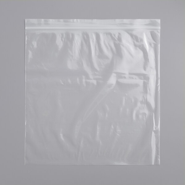 Clear Line 12" x 12" Seal Top Plastic Food Bag - 1000/Case