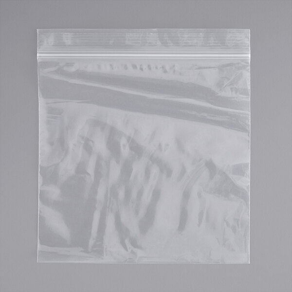 Clear Line 6" x 6" Seal Top Plastic Food Bag - 100/Pack