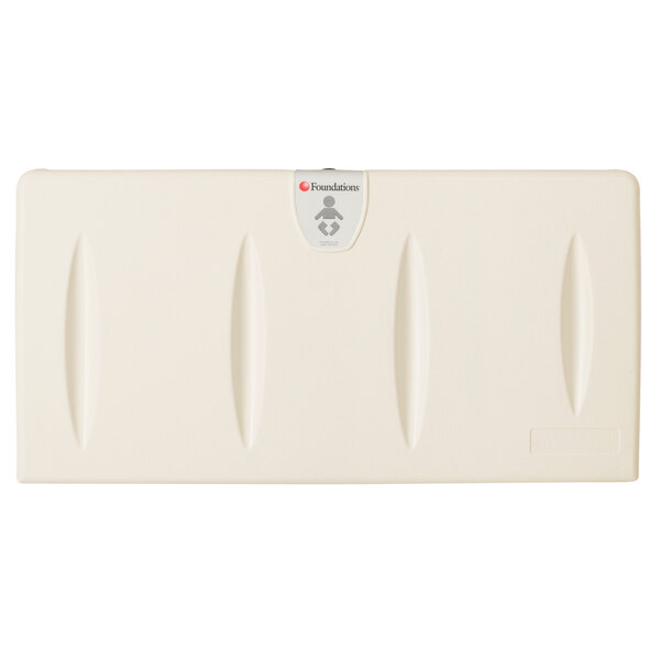 Foundations 5210089 Classic Series Cream Horizontal Baby Changing ...
