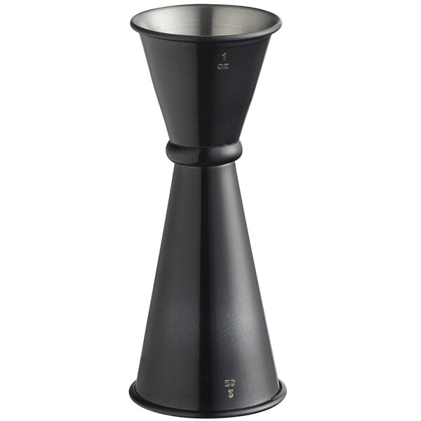 Choice 1 oz. & 2 oz. Black Japanese Jigger