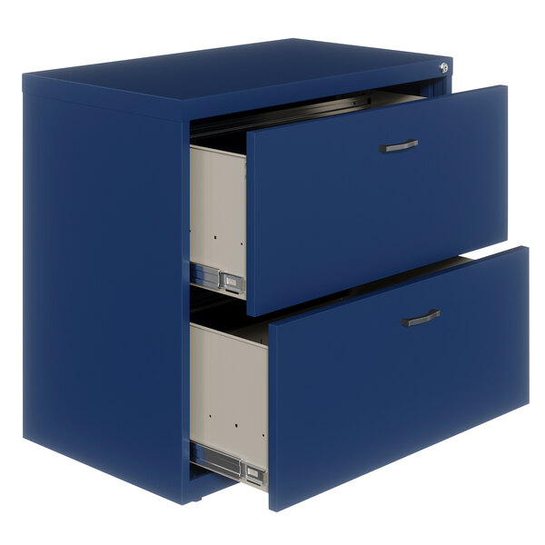 Hirsh Industries 24080 Space Solutions SOHO Navy Two-Drawer Lateral ...
