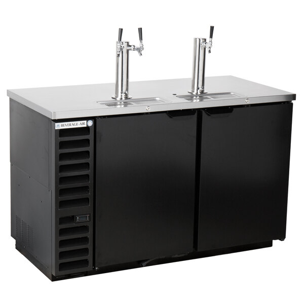 Beverage-Air DD58HC-1-B-072 1 Double and 1 Triple Tap Kegerator Beer ...