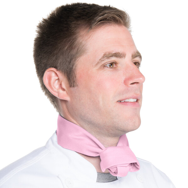 37" x 14" Light Pink Chef Neckerchief / Bandana
