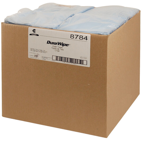 Chicopee 8784 Veraclean 12" x 13" Blue Medium-Weight Smooth Cleaning ...