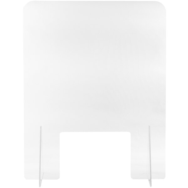 Tablecraft CWACR30-PT 30" x 1/4" x 30" Clear Acrylic Freestanding ...