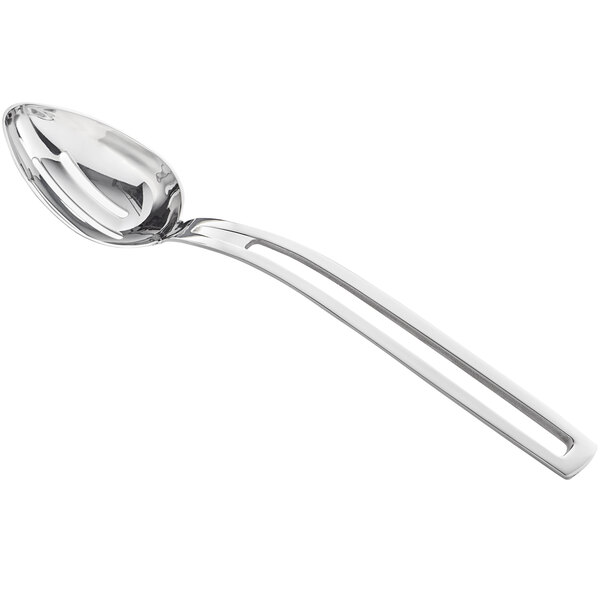 Vollrath 46727 Miramar 2 oz. Stainless Steel Open Handle Slotted Oval ...