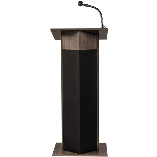 Oklahoma Sound Power Plus Ribbonwood Lectern with Sound