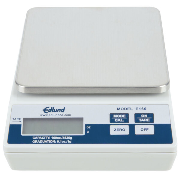 Edlund E-160 10 lb. Digital Scale with 5 7/8" x 6 3/4" Platform