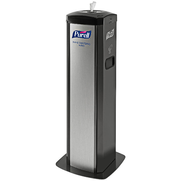 Purell Sanitizing Wipe Dispenser w/ Waste Receptacle