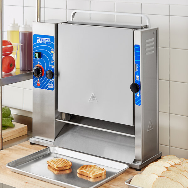 Prince Castle 297-T12P Slim-Line Vertical Contact Toaster - 1440 Buns ...