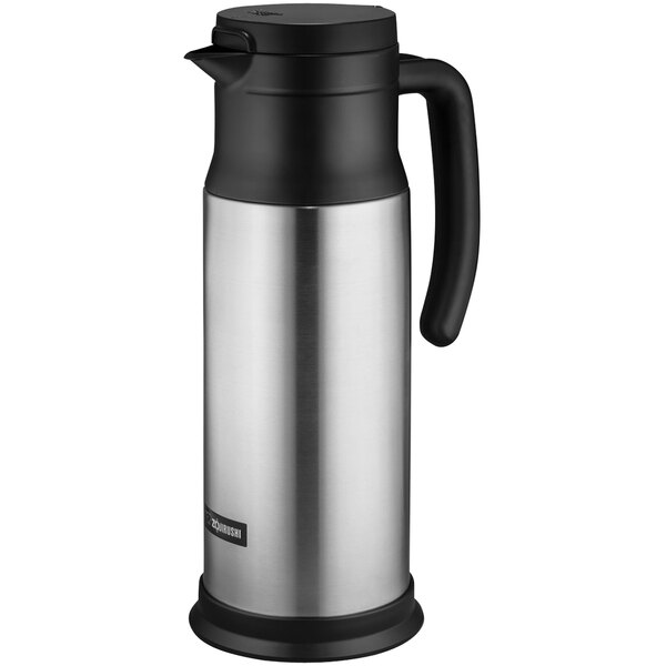 Zojirushi SH-MAE10 34 oz. Stainless Steel Insulated Creamer / Dairy Server