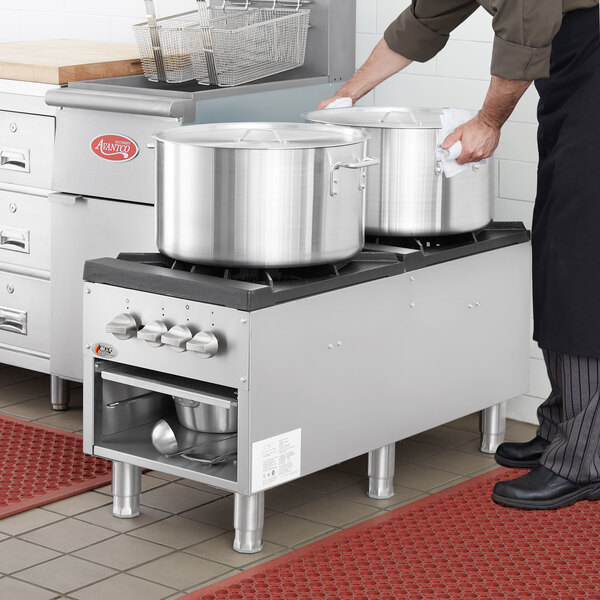 Cooking Performance Group CPG-DSPR-L Liquid Propane Stock Pot Range ...