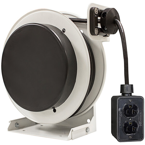 Lind Equipment LE8935123QB2 Extension Cord Reel with 20A Quad Box - 35 ...