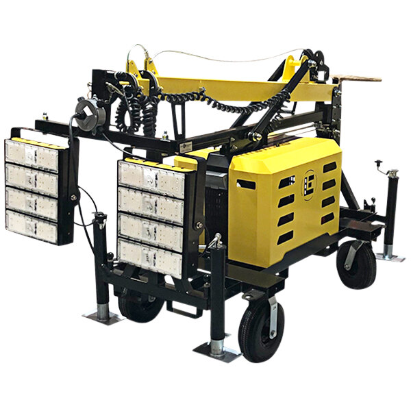 Lind Equipment LE980LED-T2 Beacon LED Yellow Dual Head Light Tower with ...