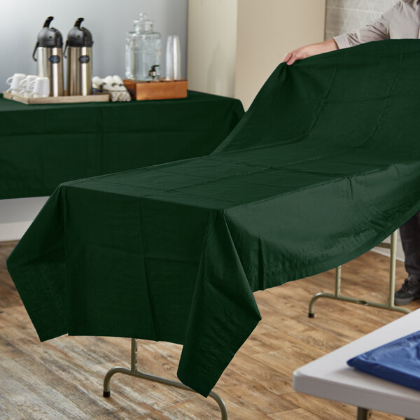 Hoffmaster 220637 54" x 108" Cellutex Green Tissue / Poly Hunter Paper ...