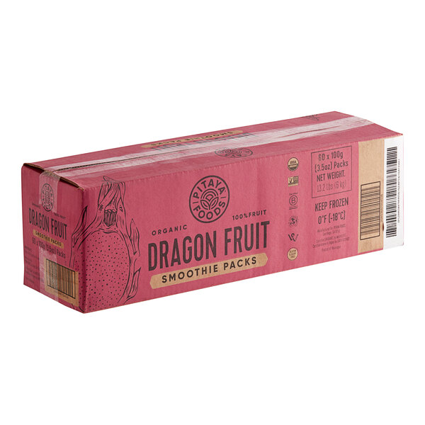 Pitaya Plus Dragon Fruit Smoothie Packs (Organic, 60/Case)