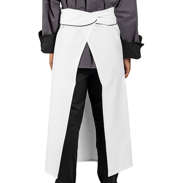 Uncommon Chef 3049C White Customizable 100% Cotton Executive Chef ...