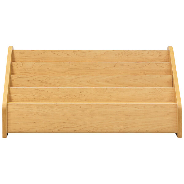Tot Mate TM2131A.S2222 Maple Laminate 4 Level Book Display - 32 1/2" x ...