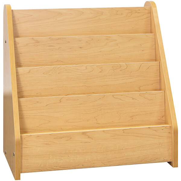 Tot Mate TM2132A.S2222 Maple Laminate 4 Level Book Display - 24" x 14 ...
