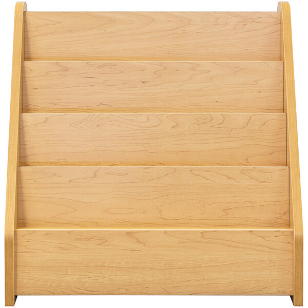Tot Mate TM2132A.S2222 Maple Laminate 4 Level Book Display - 24" x 14 ...