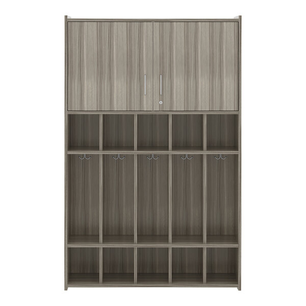 Tot Mate TM2431R.S3322 Shadow Elm 5 Section School Age Laminate Floor ...