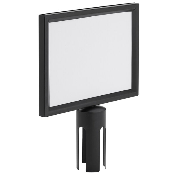 American Metalcraft RHSSIGNBLK 11" x 8 1/2" Black Horizontal ...