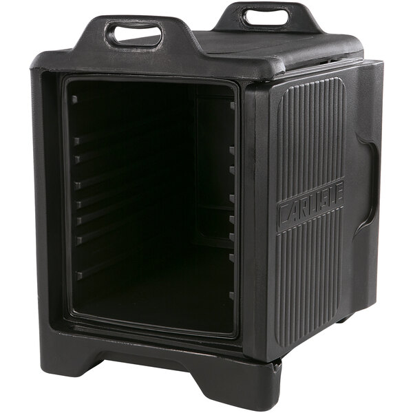 Carlisle XT3000R03 Slide 'N Seal™ Black Front Loading Insulated Food ...