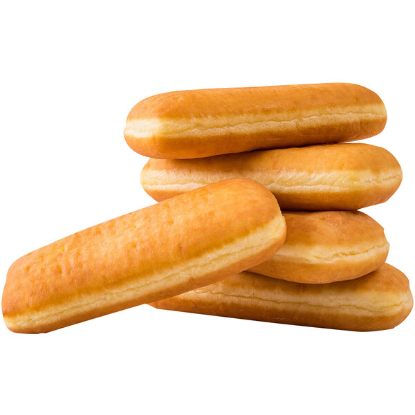 Rich's 2.8 oz. Ready-to-Finish Unfilled Long John Yeast Donut - 48/Case