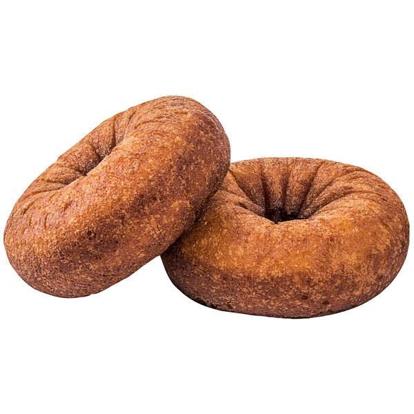 Rich's 3 oz. Ready-to-Finish Jumbo Plain Cake Donut - 100/Case