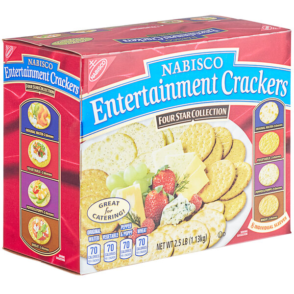 Nabisco 40 oz. Assorted Entertainment Crackers - 4/Case