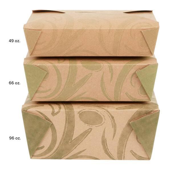 Fold-Pak 02BPSONOMM Bio-Plus-Earth Sonoma Microwavable Paper #2 Take ...