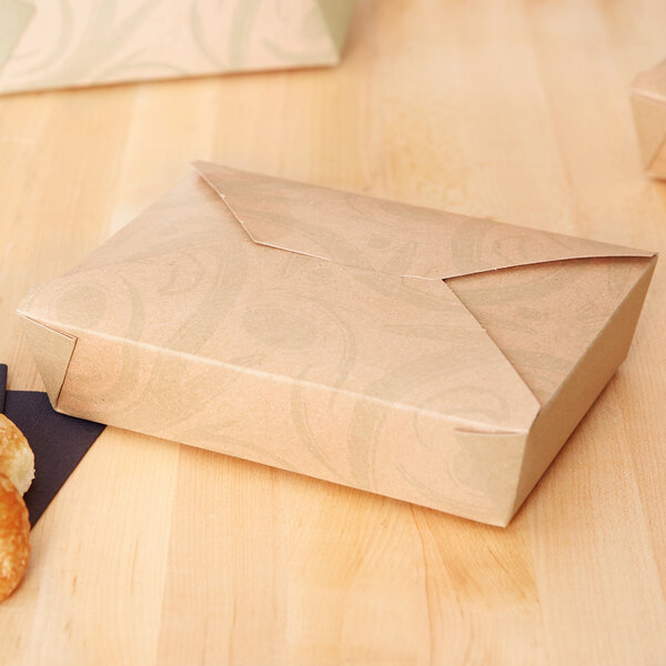 Fold-Pak 02BPSONOMM Bio-Plus-Earth Sonoma Microwavable Paper #2 Take ...