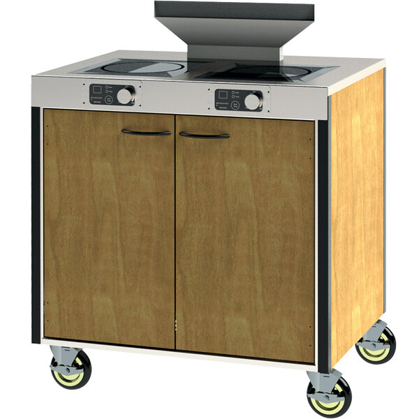 Spring USA ICS234-18 Mobile Induction Cooking Cart with Two 1800W ...