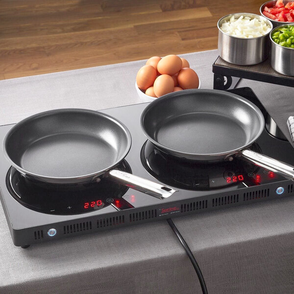 Spring USA SM-1800LP-D LoPRO Slim-line Double Induction Cook and Hold ...