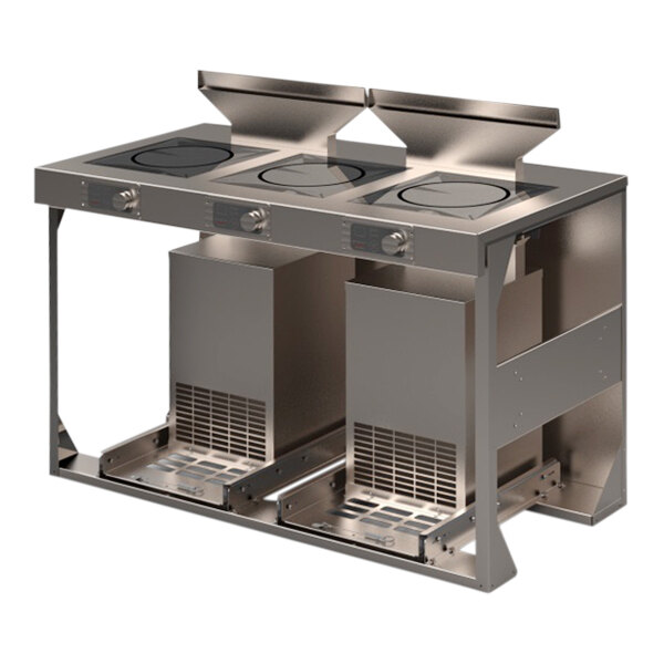 Spring USA ICB34826 Built-In Induction Cooking Station with 3 Ranges ...