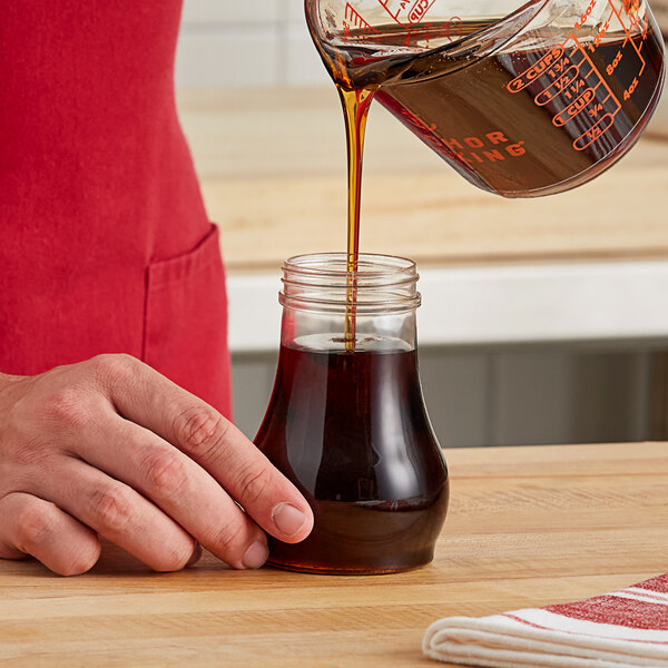 Vollrath 1212LJ Dripcut® 10 oz. Clear Polycarbonate Teardrop Syrup ...