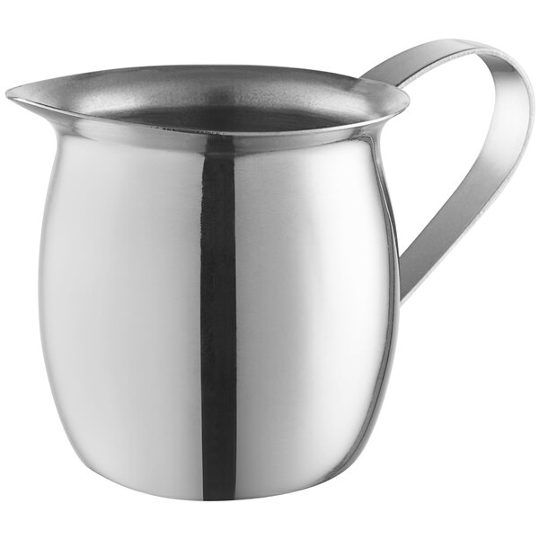 Vollrath 46003 3 oz. Stainless Steel Bell Creamer
