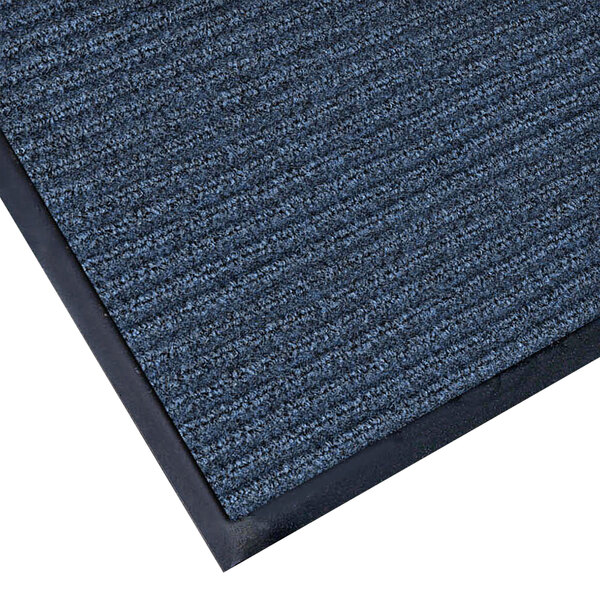 Lavex Needle Rib 6' x 60' Blue Antimicrobial PET Fiber Indoor Entrance ...