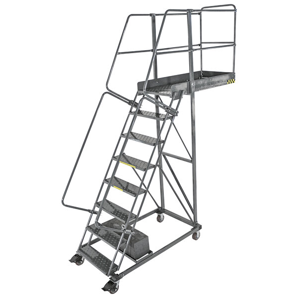 Ballymore CL-7-14 Perforated 7-Step Heavy-Duty Steel Rolling Cantilever ...