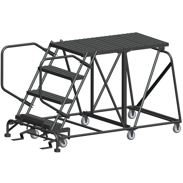 Ballymore SNR4-3648 4-Step Heavy-Duty Steel Mobile Work Platform - 48 ...