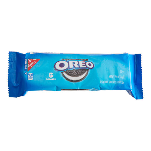 Nabisco Oreo 4-Count (2.4 oz.) Cookie Snack Pack - 10/Case